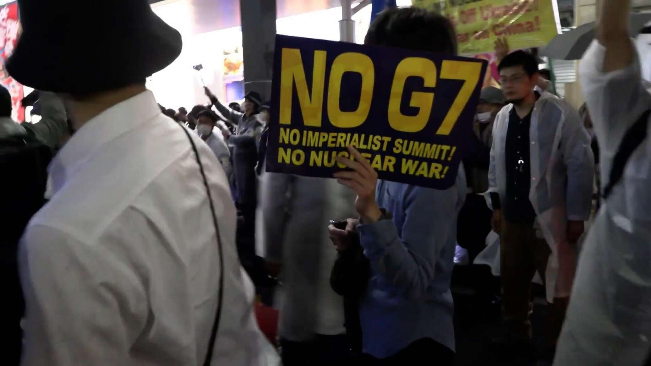 Демонстрации и протесты проходят в Хиросиме, где начался саммит G7 - 19.05.2023, Sputnik Армения