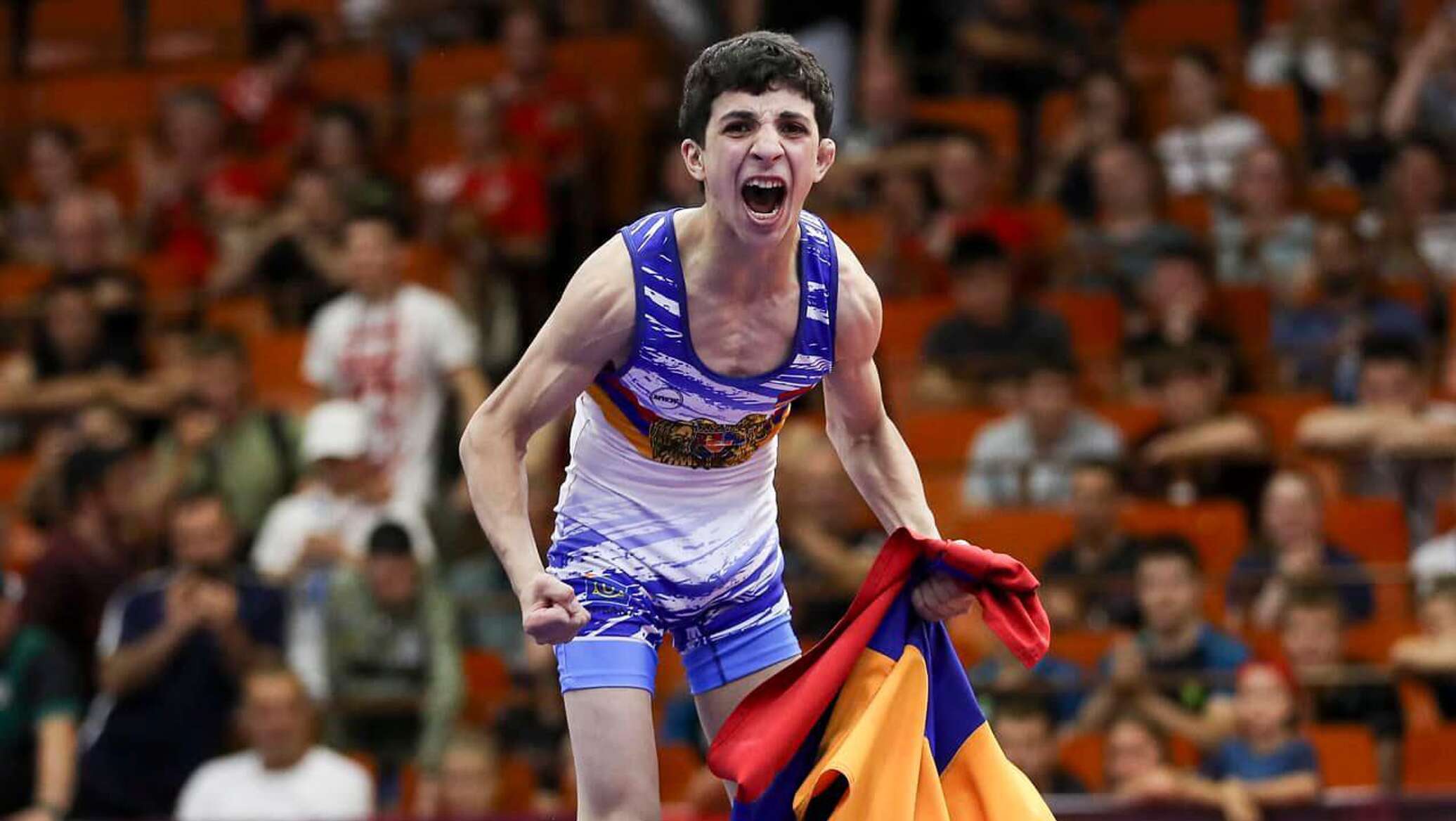 Марат Аджемян вышел в финал юношеского ЧМ по греко-римской борьбе в ...